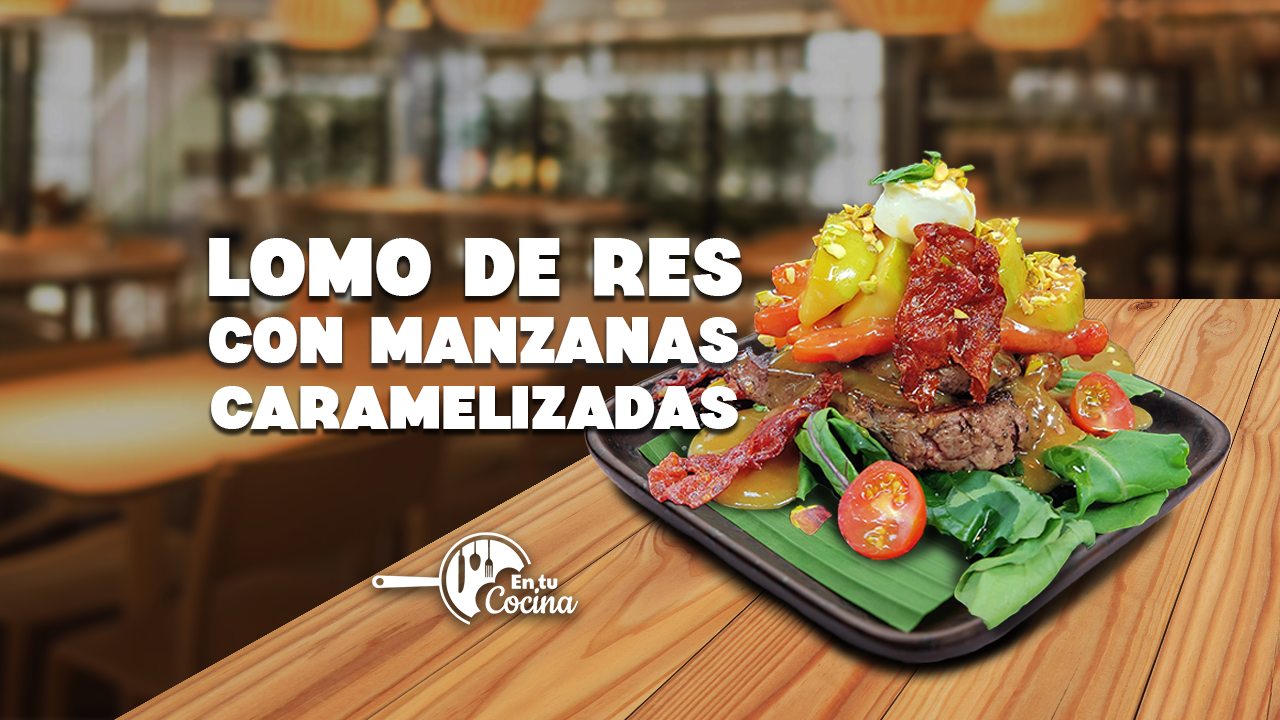 Lomo de Res con manzanas caramelizadas en tu Cocina - Teleamiga - Teleamiga